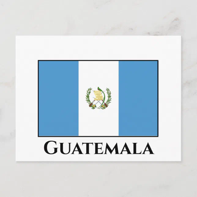 Guatemala (Guatemalan) Flag Postcard | Zazzle