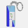 guatemala honduras half flag symbol keychain | Zazzle