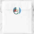 Guatemala Quetzal Guatemalan National Animal Flag Classic Round Sticker ...