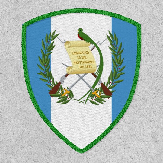 Guatemalan Flag & Coat of Arms, Flag of Guatemala Patch | Zazzle.com