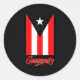 Guayama City Puerto Rico Flag S Classic Round Sticker | Zazzle