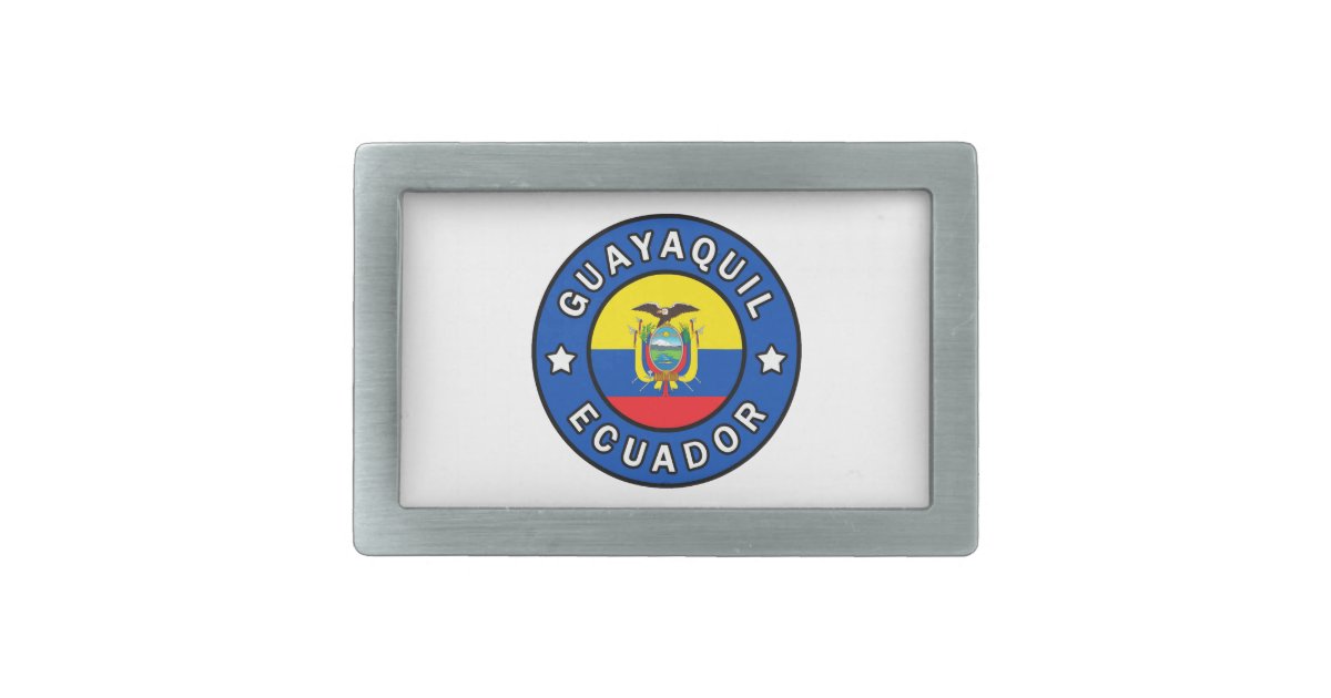 Guayaquil Ecuador Rectangular Belt Buckle | Zazzle