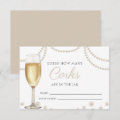 Guess How Many Corks Prosecco Bridal Shower Game Enclosure Card | Zazzle