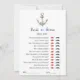 'Guess Who' Nautical Anchor Bridal Shower game Invitation | Zazzle