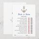 'Guess Who' Nautical Anchor Bridal Shower game Invitation | Zazzle