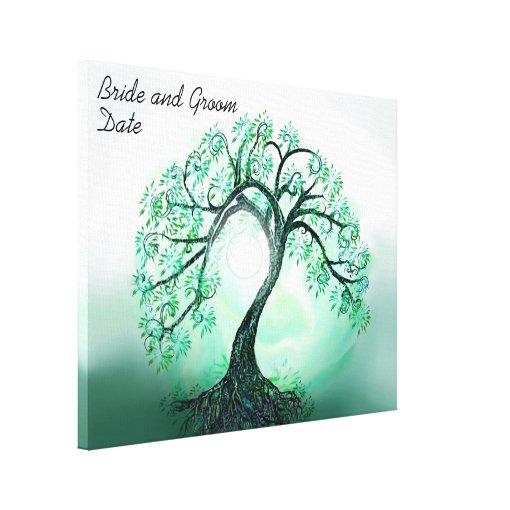 Guest Book Alternative Tree of Life Canvas | Zazzle