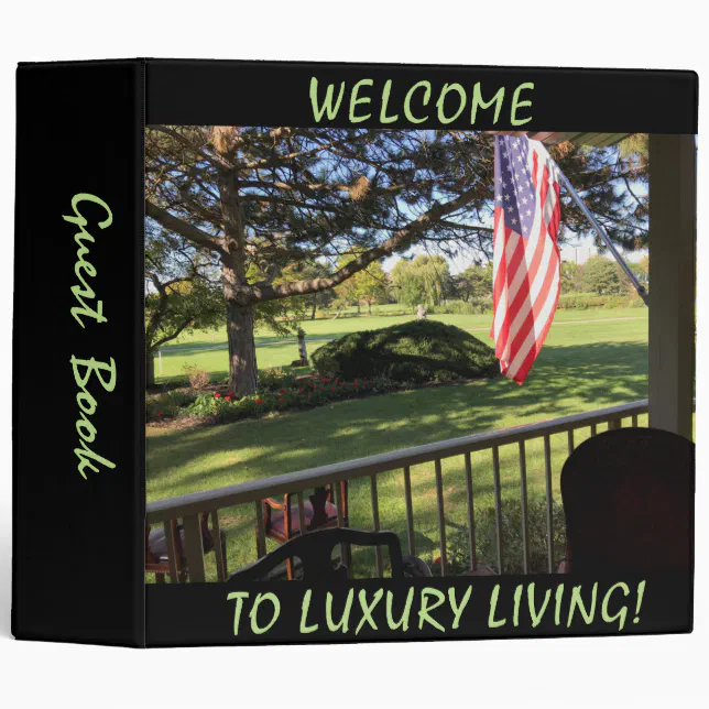 Guest book binder - welcome | Zazzle