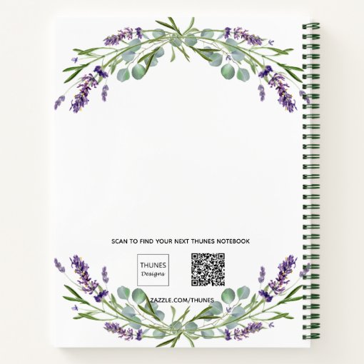 Guest book birthday lavender violet eucalyptus | Zazzle