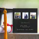 Guest book graduation black white photo name | Zazzle