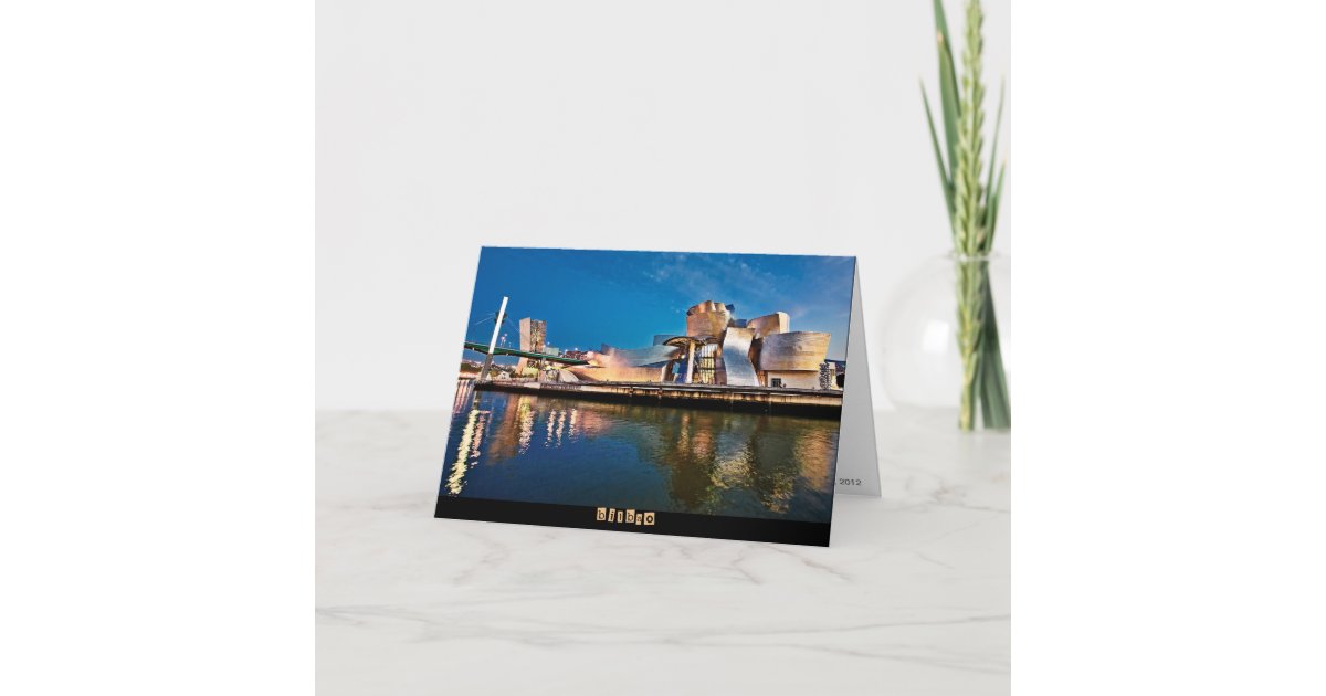 Guggenheim Museum Bilbao Card | Zazzle