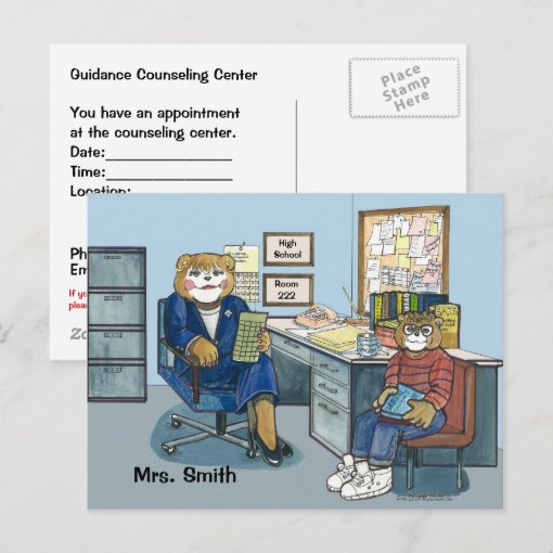 Guidance Counselor Appointment Post Card | Zazzle