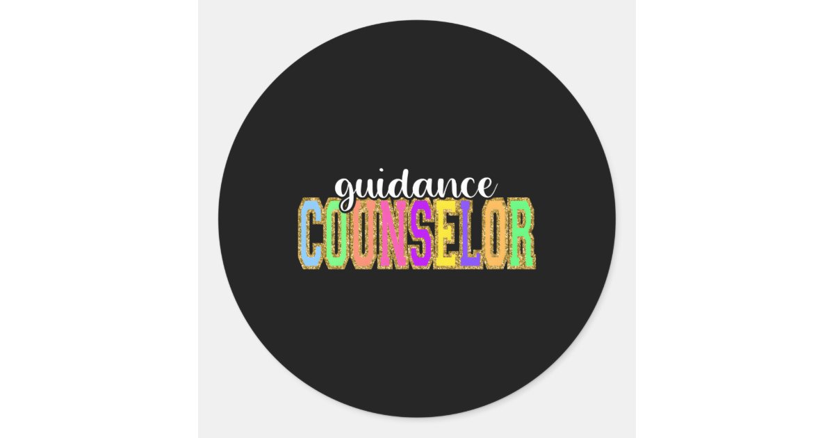 Guidance Counselor Back To School Worker Appreciat Classic Round ...