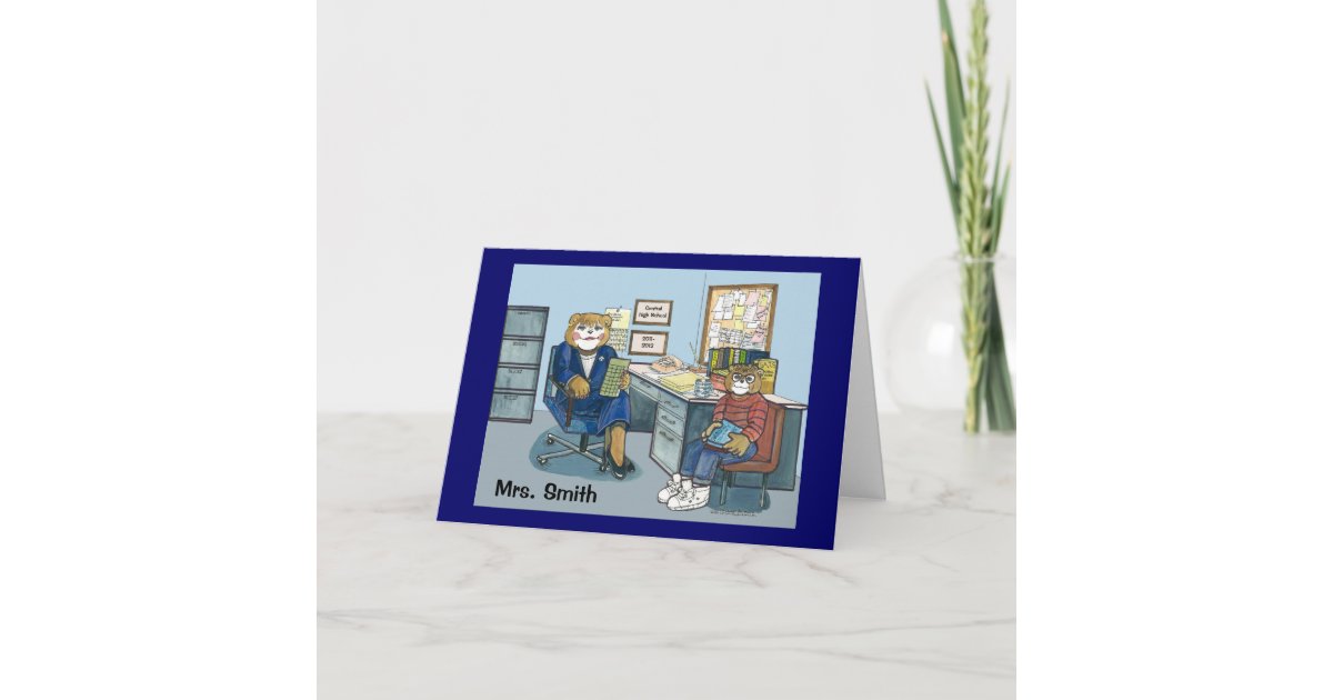 Guidance Counselor Greeting Card | Zazzle