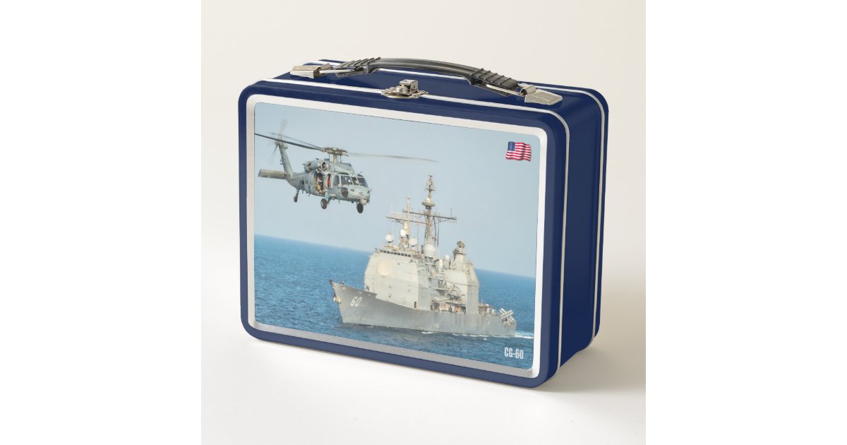 GUIDED-MISSILE CRUISER – CG METAL LUNCH BOX | Zazzle