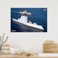 GUIDED-MISSILE DESTROYER – DDG-1000 POSTER | Zazzle