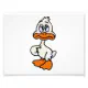 Guilty duck cartoon | choose background color photo print | Zazzle