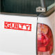 Guilty Stamp Bumper Sticker | Zazzle