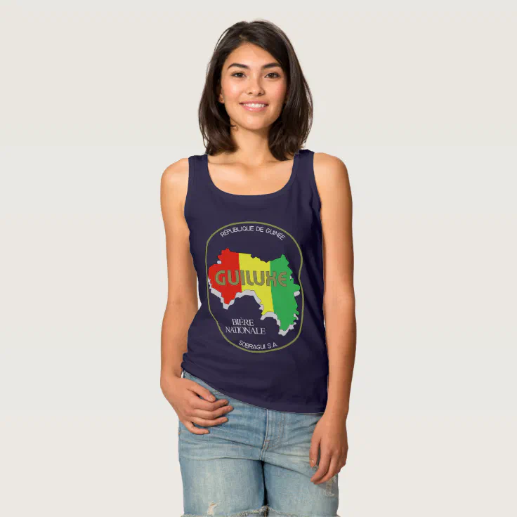 Guiluxe Beer of Guinea Women's Tank (Dark Colors) | Zazzle