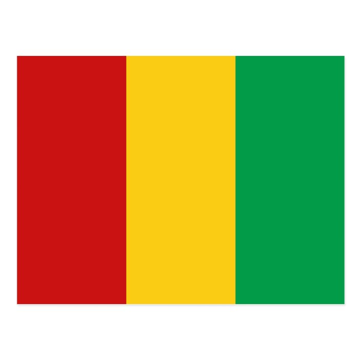 Guinea-Conakry Flag Postcard | Zazzle.com