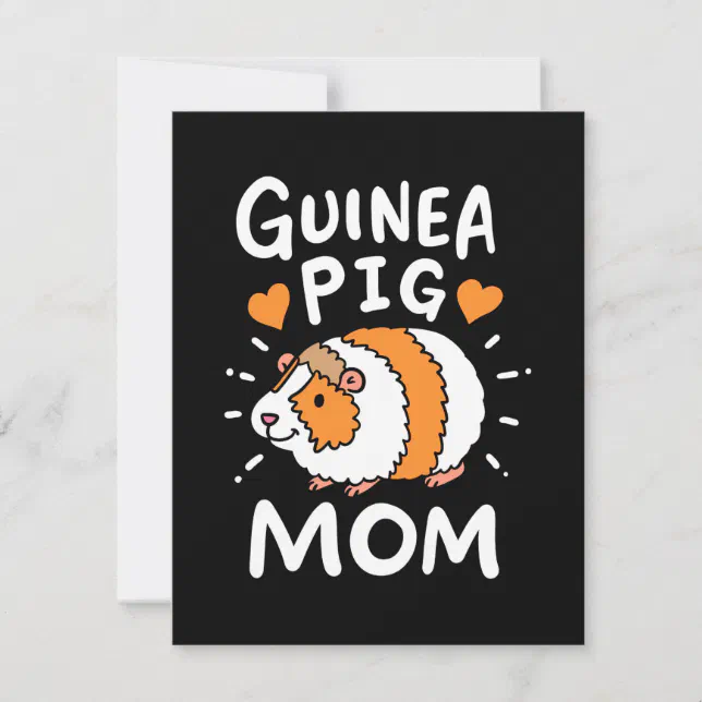 Guinea Pig Mother Thank You Card | Zazzle