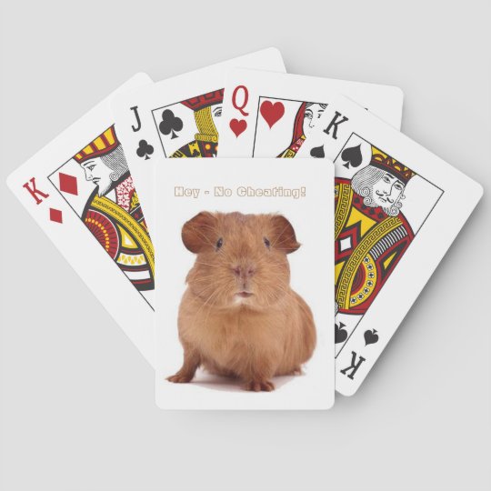Guinea Pig Playing Cards | Zazzle.com