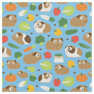 Cute Guinea Pig Fabric | Zazzle.com