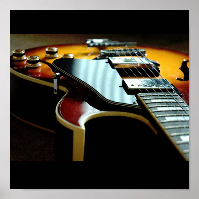 Guitar - Customized Poster | Zazzle