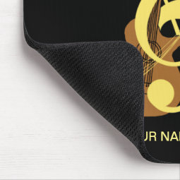 Guitar Graphic Musician Music Theme Mouse Pad | Zazzle