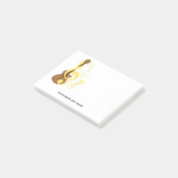 Guitar Graphic Musician Music Theme Post-it Notes | Zazzle
