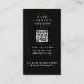Guitar Lessons Musician Photo Social Media QR Code Business Card | Zazzle