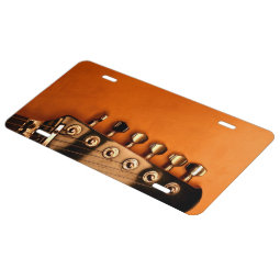 Guitar License Plate | Zazzle