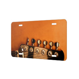 Guitar License Plate | Zazzle
