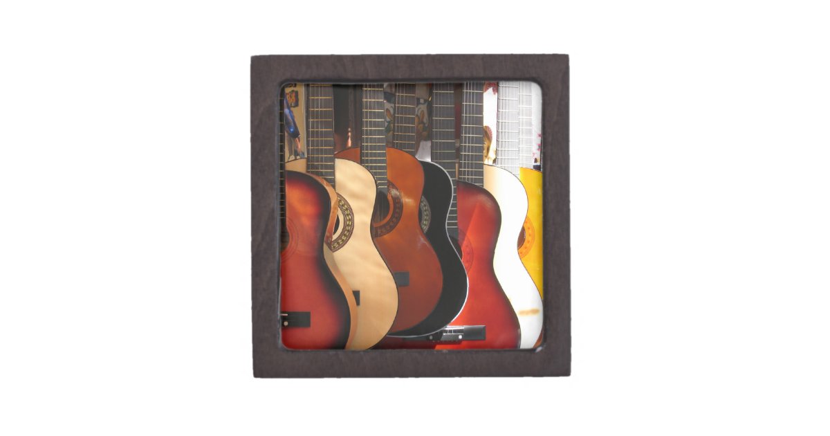Guitar Music Gift Box | Zazzle