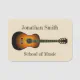 Guitar Musical Design Name Tag | Zazzle