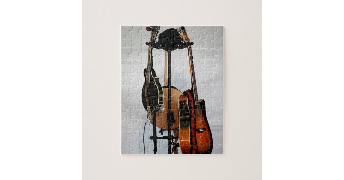 Guitar Musical Instruments Jigsaw Puzzle | Zazzle