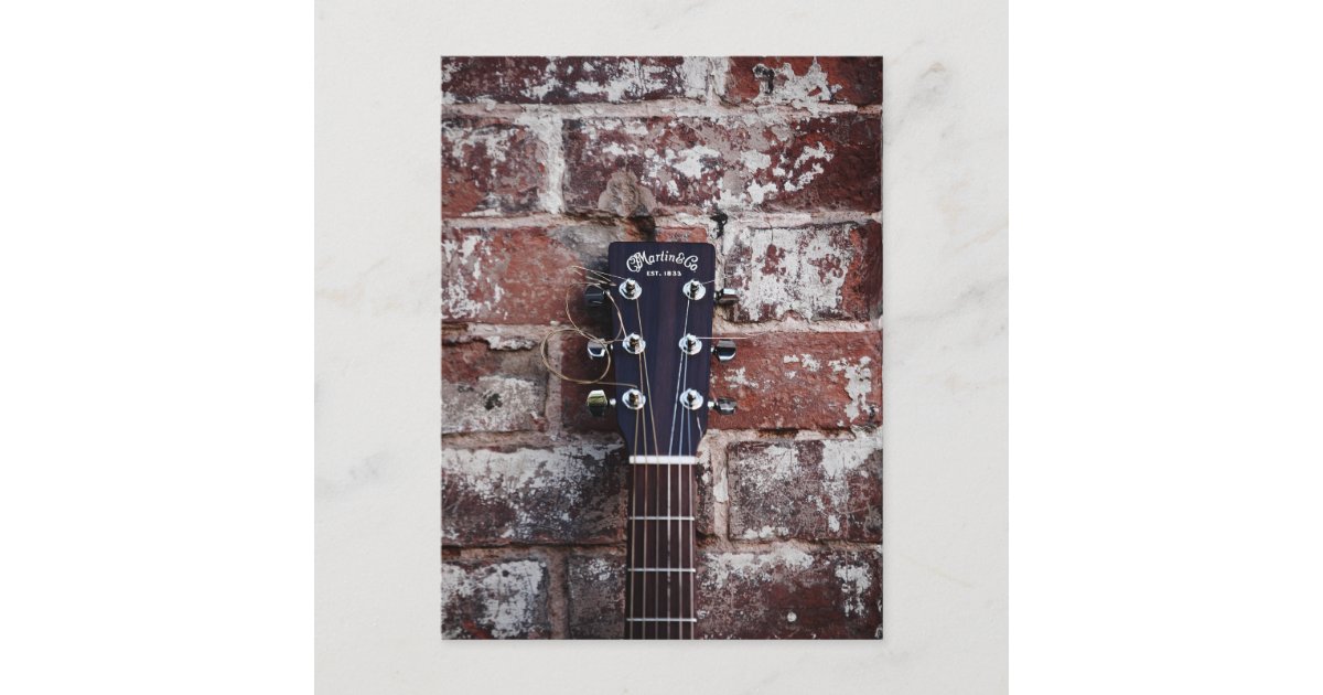 Guitar Postcard | Zazzle