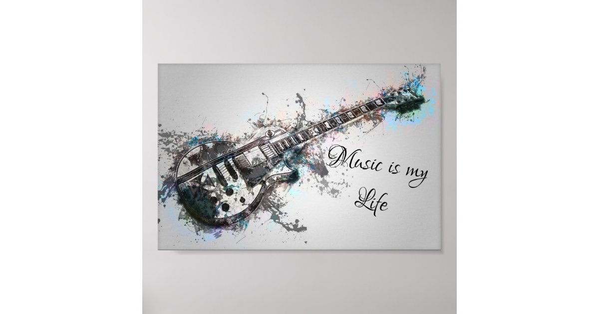 Guitar Poster | Zazzle