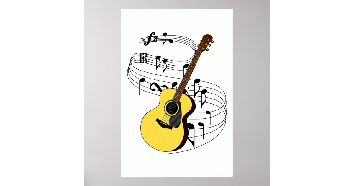Guitar Poster | Zazzle