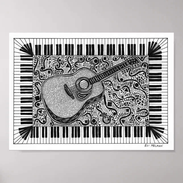 Guitar Poster | Zazzle