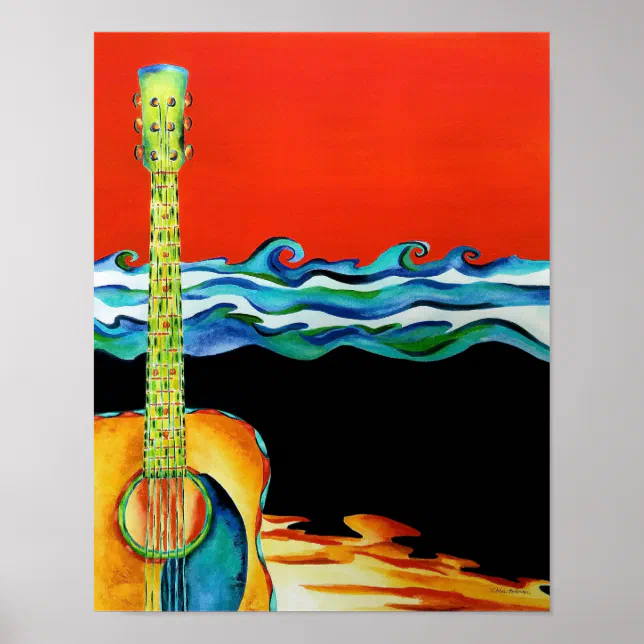 Guitar Poster | Zazzle