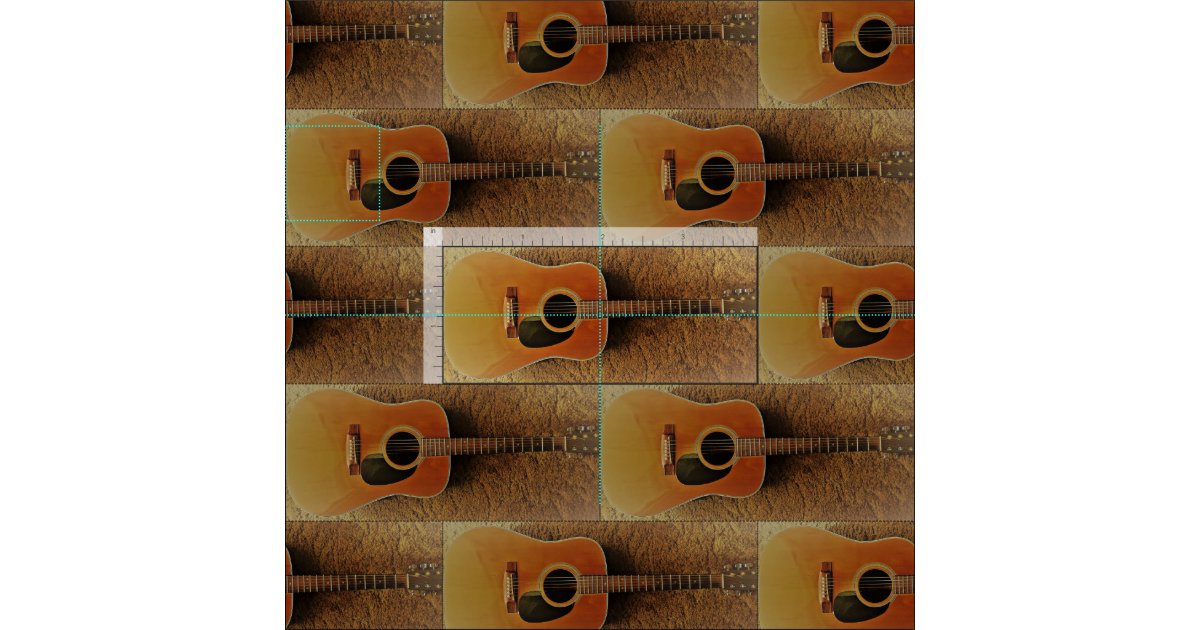 guitar print fabric | Zazzle