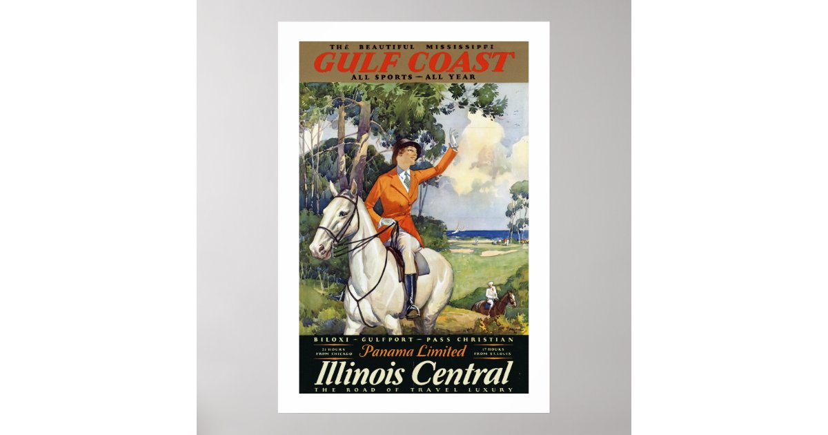 Gulf Coast Poster | Zazzle