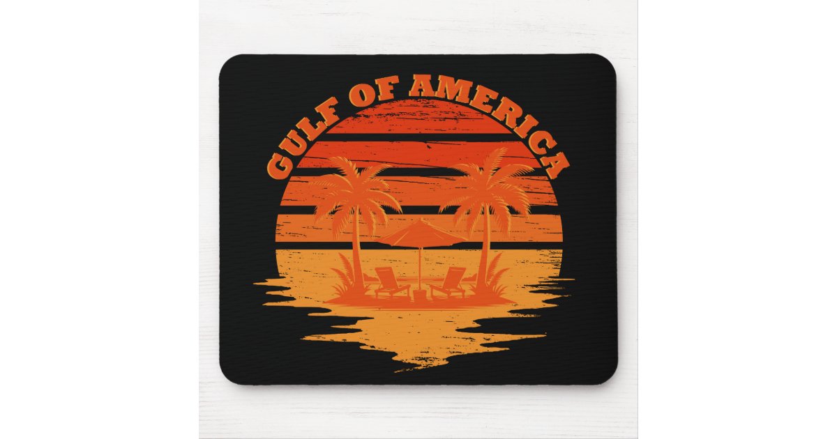 Gulf of America vintage American patriotic design Mouse Pad | Zazzle