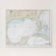 Gulf of Mexico Authentic Nautical Chart Jigsaw Puzzle | Zazzle