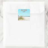 Gulf Shores Alabama Beach Square Sticker | Zazzle