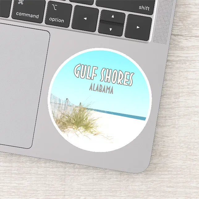 Gulf Shores Alabama Beach Sticker | Zazzle