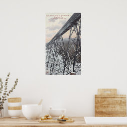 Gulf Stream Trestle on the Somerset Railroad Poster | Zazzle