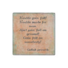 Proverbs 3:5,6 Scripture Inspiration Butterfly Stone Magnet | Zazzle.com