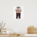 Gumball Machine White Poster | Zazzle