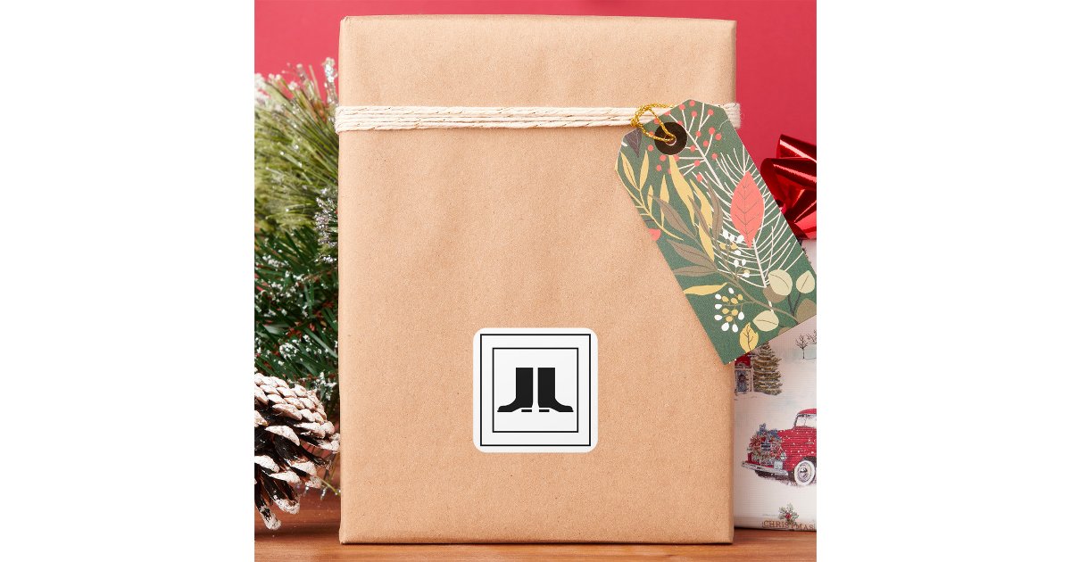 Gumboot Sign Stickers | Zazzle